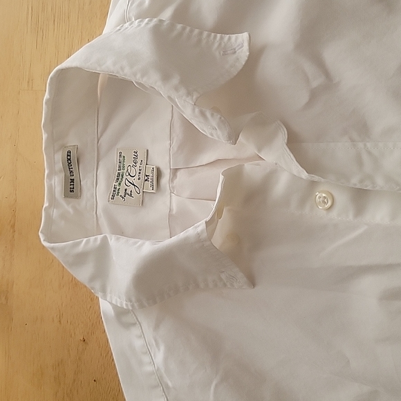 J. Crew | Shirts | Jcrew Slim Untucked Secret Wash Cotton Poplin Shirt | Poshmark